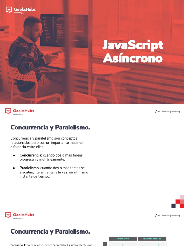 JS Asincrono | PDF | Devolución de llamada (programación de computadora) | Ingeniería de software
