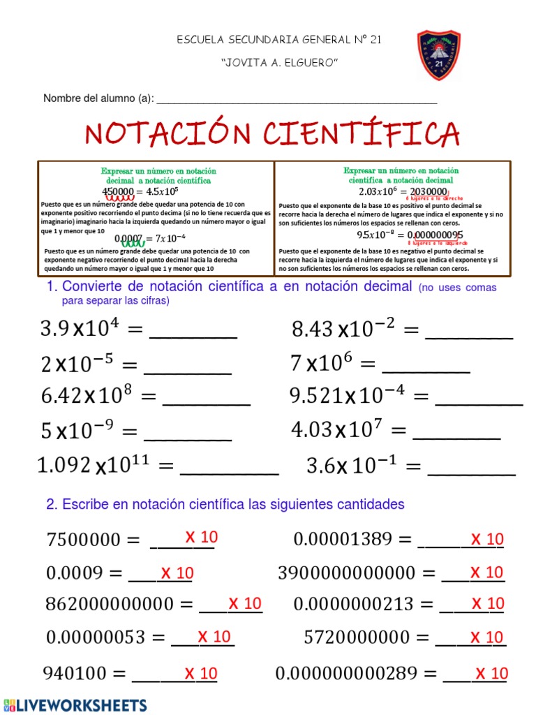Notacion Cientifica | PDF