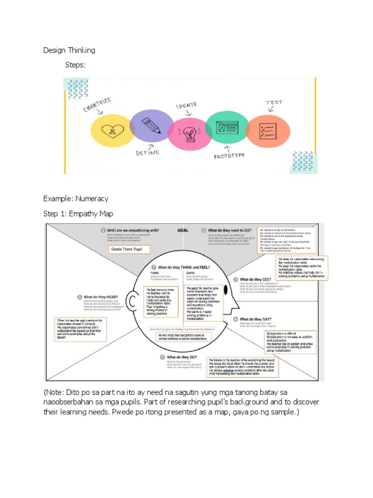 Design Thinking Example | PDF | Behavior Modification | Cognition