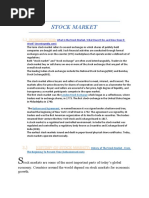 Basics of Stock Market Notes | PDF | Order (Exchange) | Initial Public ...