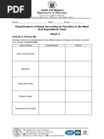 Learning Activity Sheet Cookery 9: Fundamentals of Plating | PDF ...