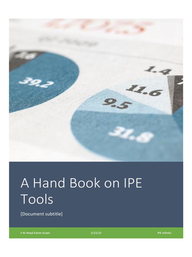 A Handbook of IPE Tools | PDF | Lean Manufacturing | Six Sigma