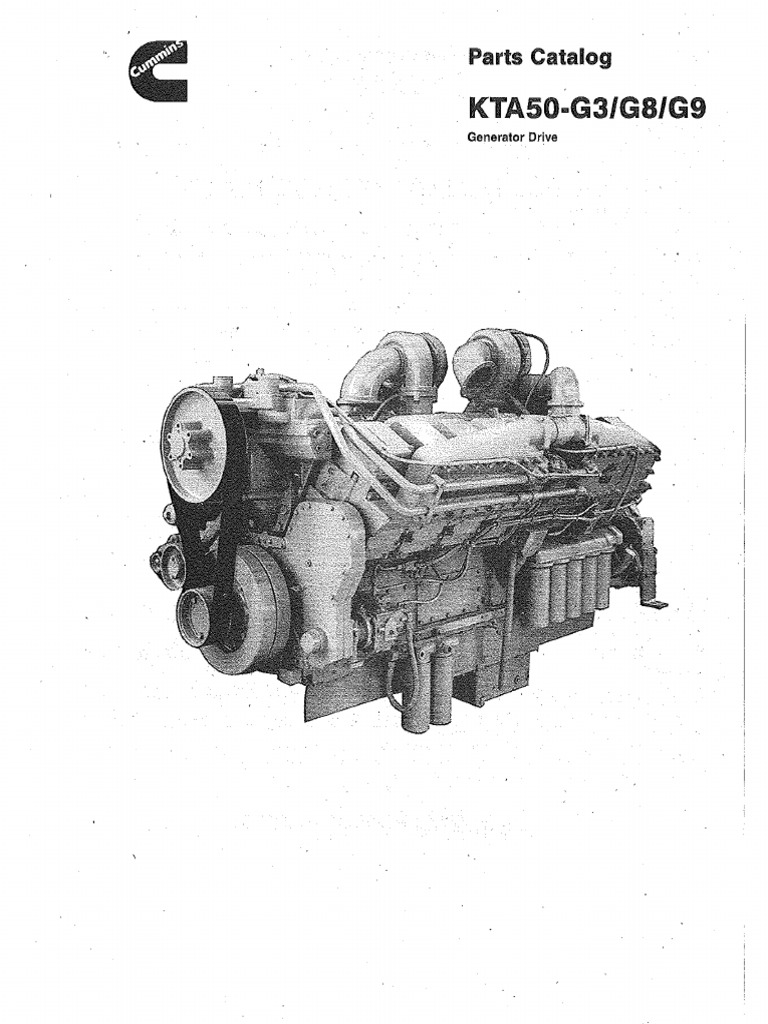 Parts Catalogue - KTA50 G3-G8-G9 | PDF