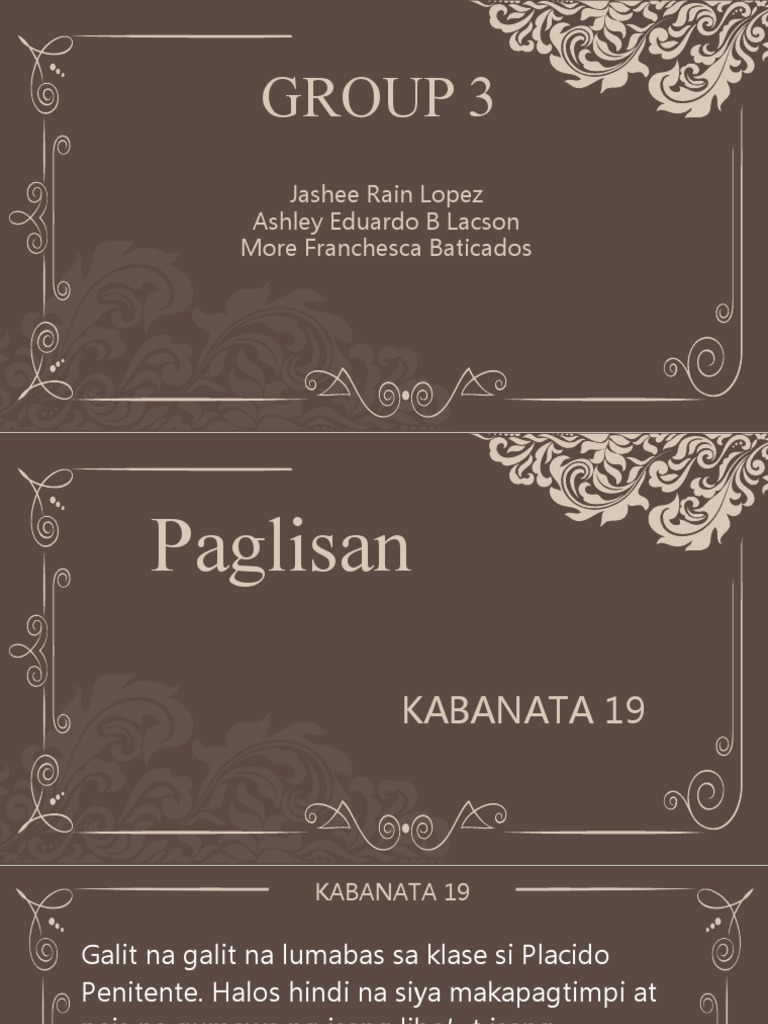 Group 3: Jashee Rain Lopez Ashley Eduardo B Lacson More Franchesca ...