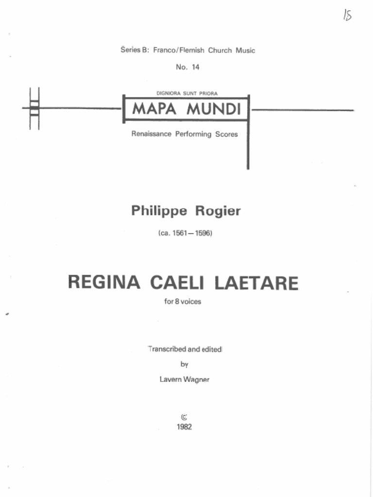 Regina Caeli Philippe Rogier | PDF