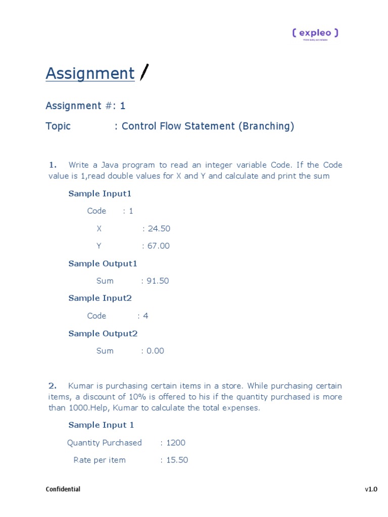 Control Flow Statements - Branching | Download Free PDF | Computer Science | Applied Mathematics
