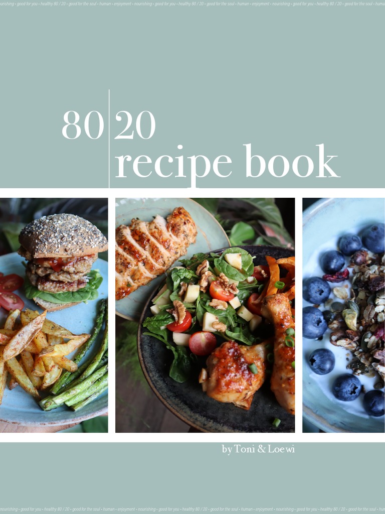 80/20 Healthy Recipe E-Book Guide | PDF | Wellness