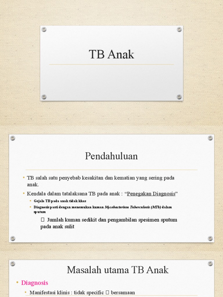 TB Anak Revisi | PDF