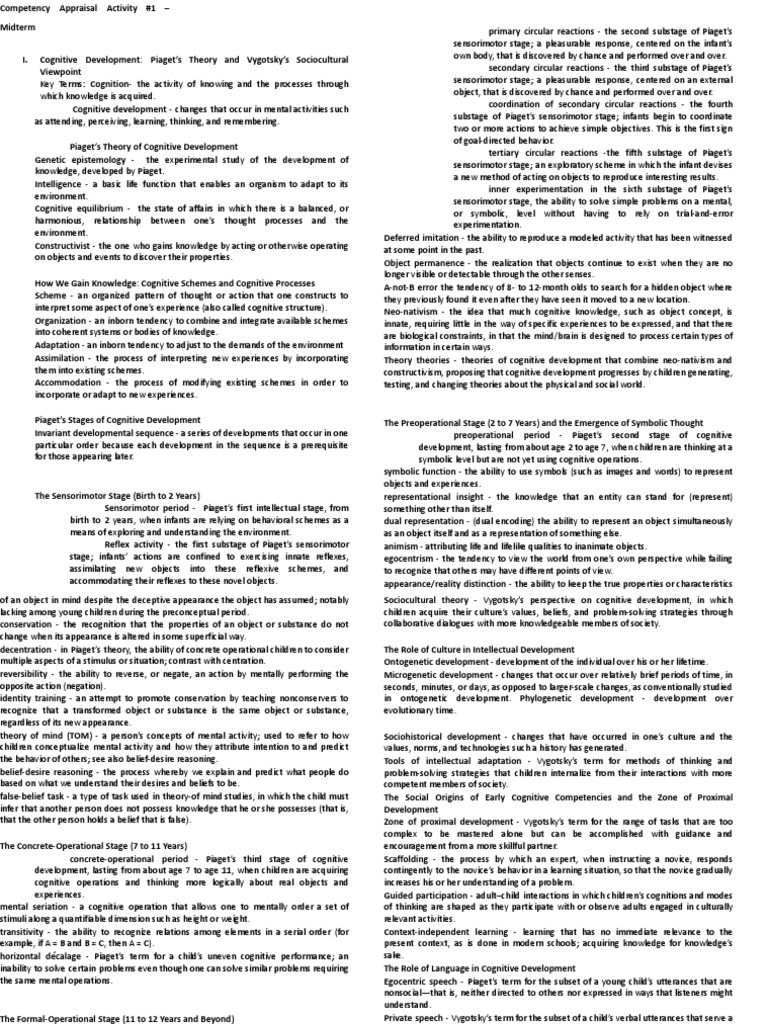 COMPETENCY REVIEW EXAMPLES Technical Specifications & Analysis