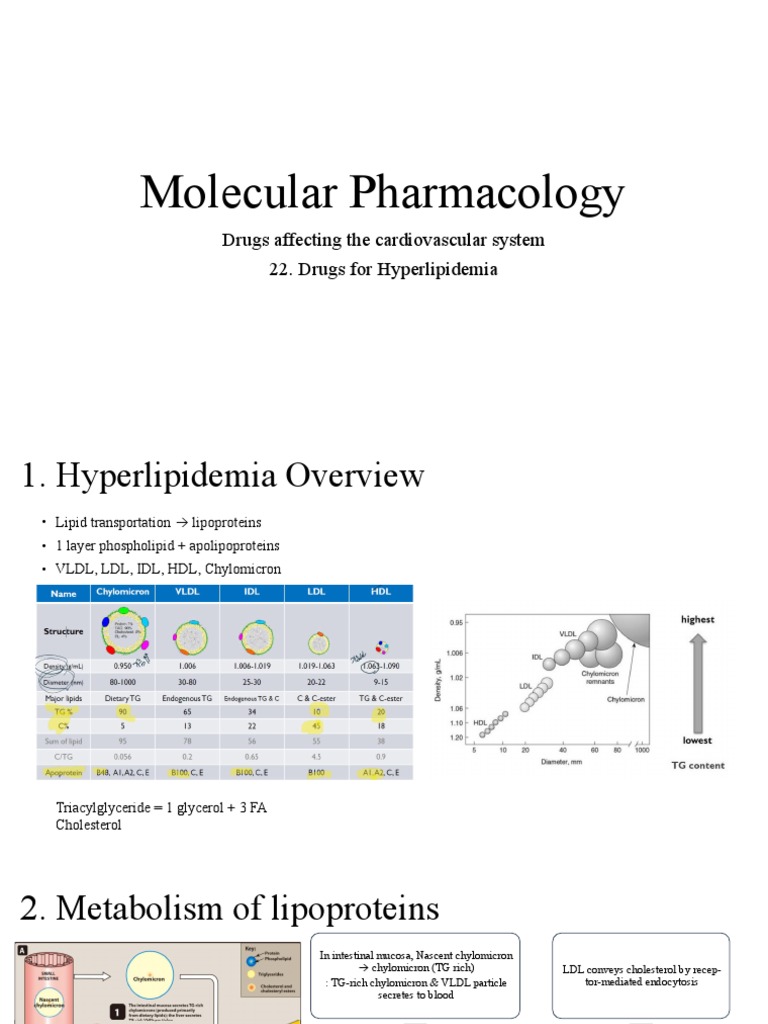 Classification of Hyperlipidemia Drugs | PDF | Lipoprotein | Low Density Lipoprotein