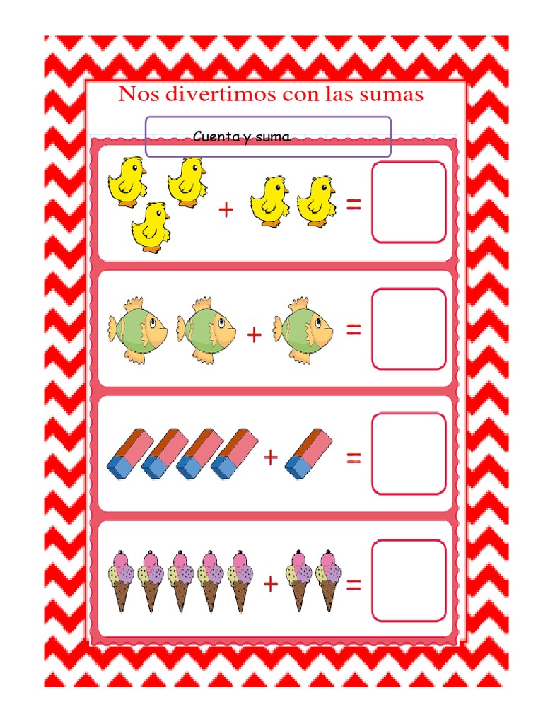 Sumas-para-Ninos-de-5-anos | PDF