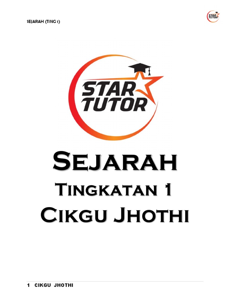 Ting 1 Sejarah Bab 1 Latihan Pdf