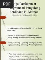 Mga Patakaran, Programa at | PDF