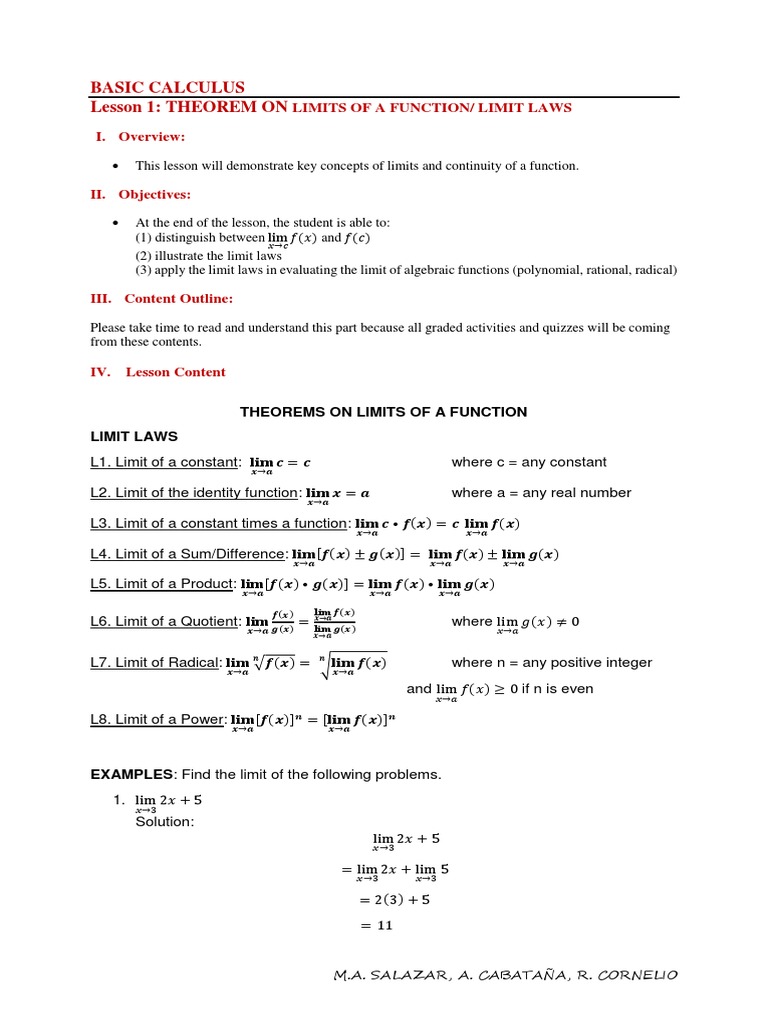 BACAL-Lesson 1 | PDF | Function (Mathematics) | Mathematical Relations