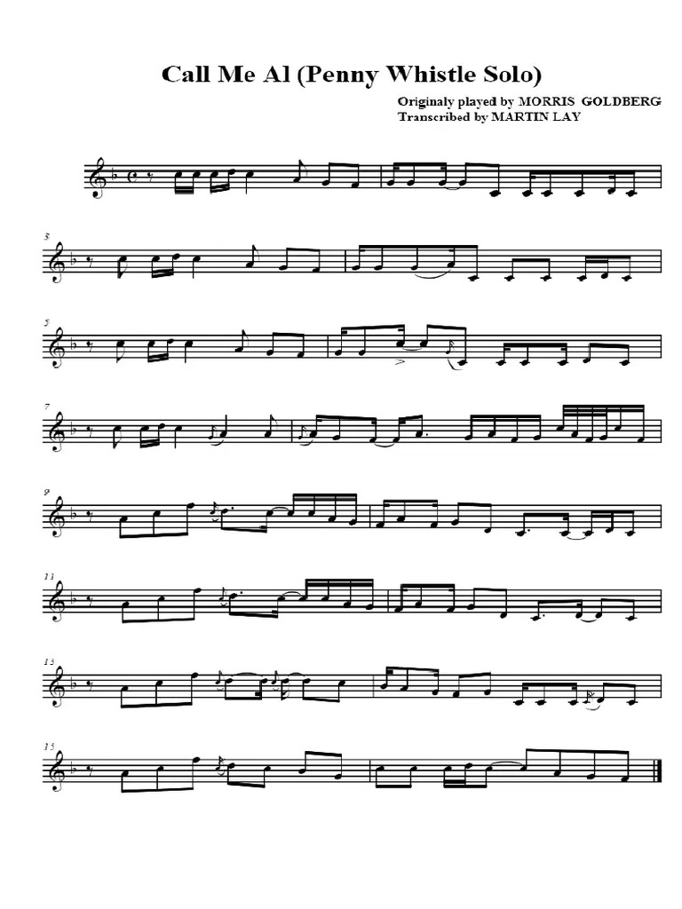 You Can Call Me Al | PDF