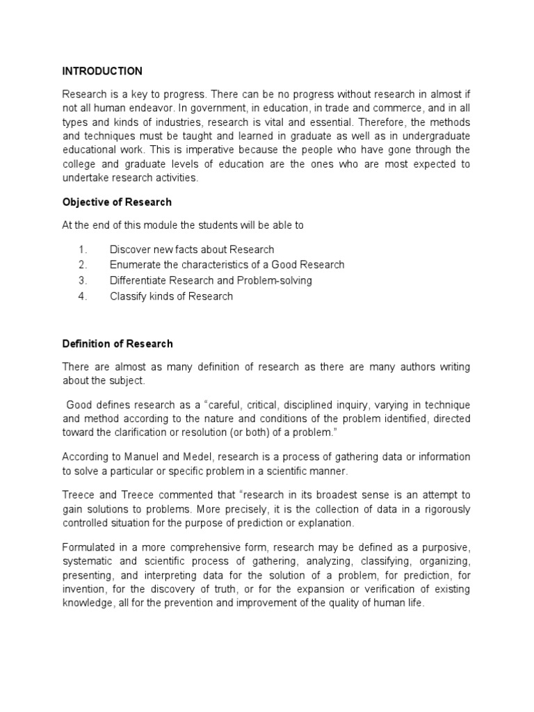 W1 Lesson 1. Introduction To Methods of Research | PDF | Statistics ...