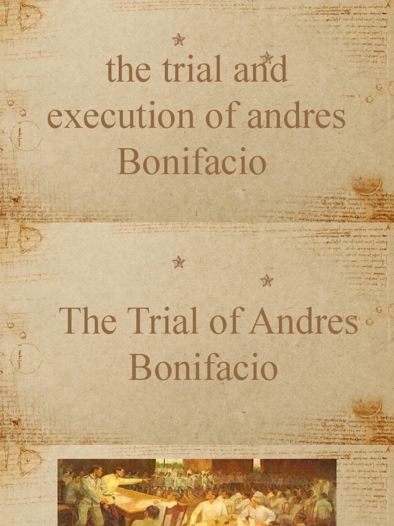 The Trial and Execution of Andres Bonifacio | PDF | Crimes | Crime ...