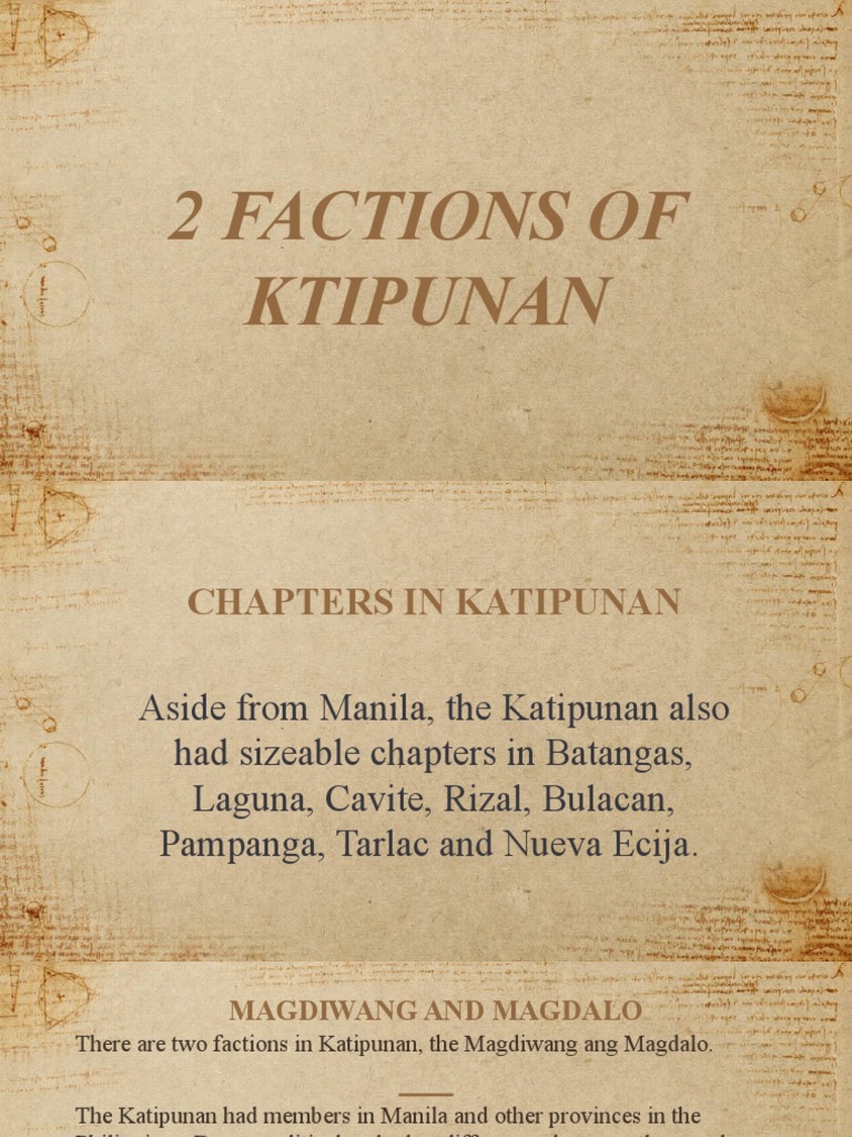 The Rise and Division of the Katipunan: The Magdiwang and Magdalo ...