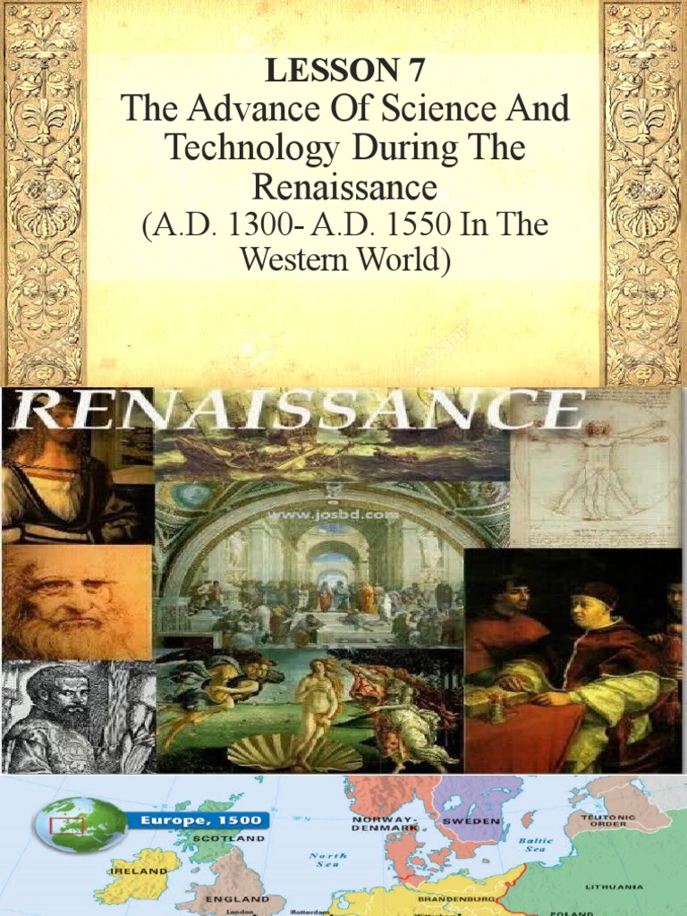 The Advance of Science and Technology During The Renaissance | PDF ...