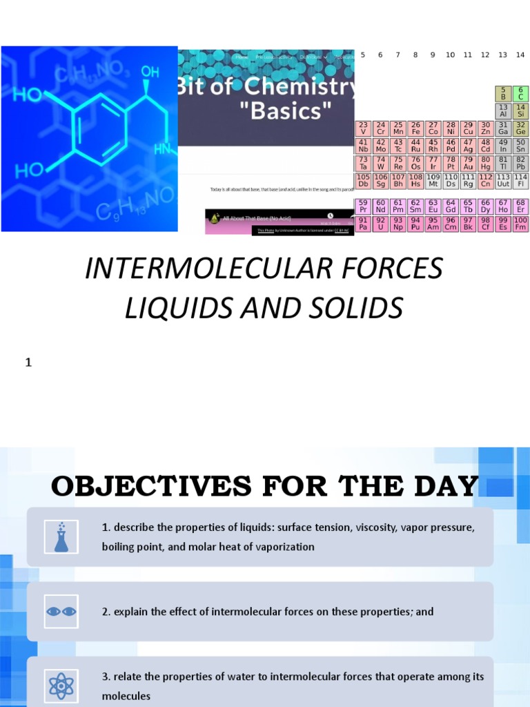 Liquids and Imf Lecture Notes | PDF | Liquids | Intermolecular Force Liquids and Imf Lecture Notes | PDF | Liquids | Intermolecular Force