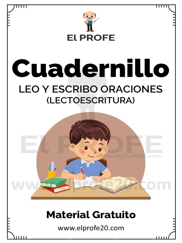 Cuadernillo: Leo Y Escribo Oraciones | PDF