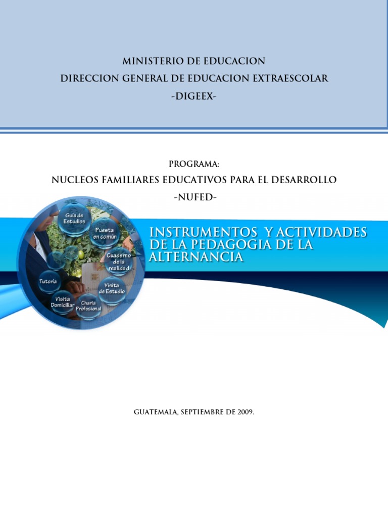 Ministerio de Educacion Direccion General de Educacion Extraescolar ...