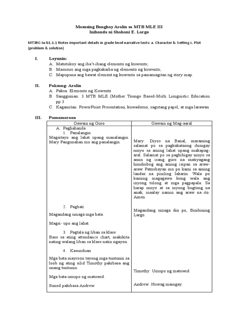 DLP MTB Mle Iii | PDF