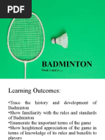 Badminton Hand Signals | PDF | Referee | Sports
