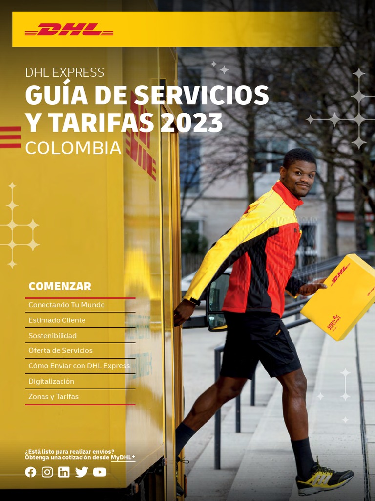 Guía de Servicios y Tarifas DHL 2023 | PDF | aduana | Comercio electrónico