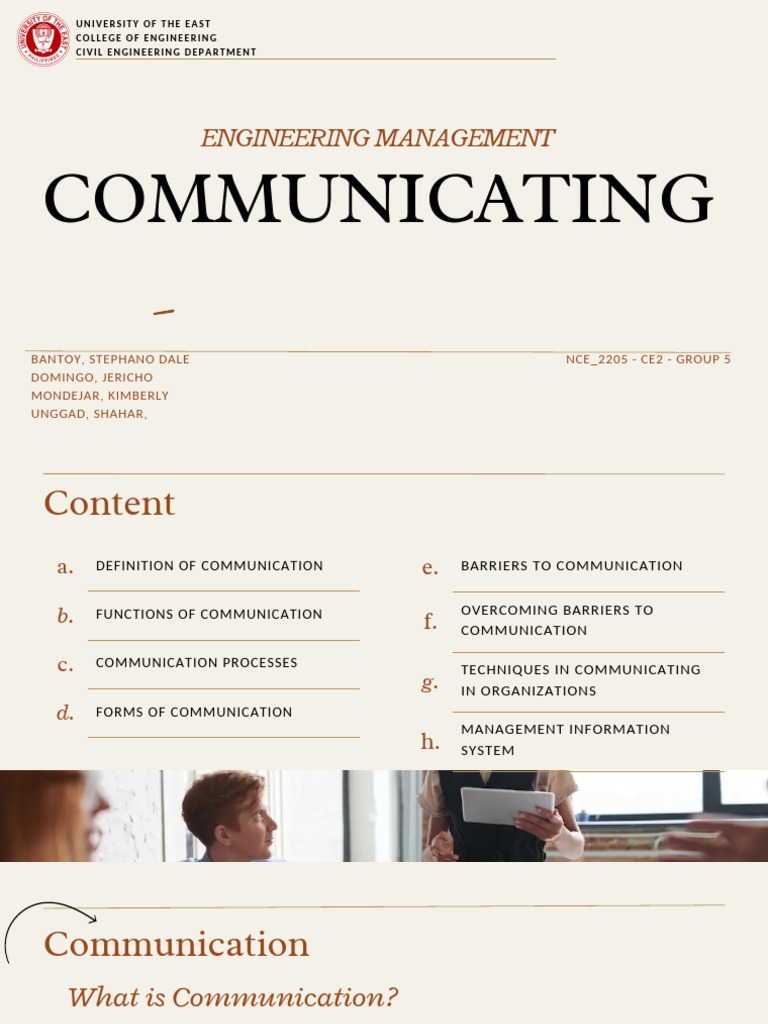 Engineering Management: Communicating | Download Free PDF ...
