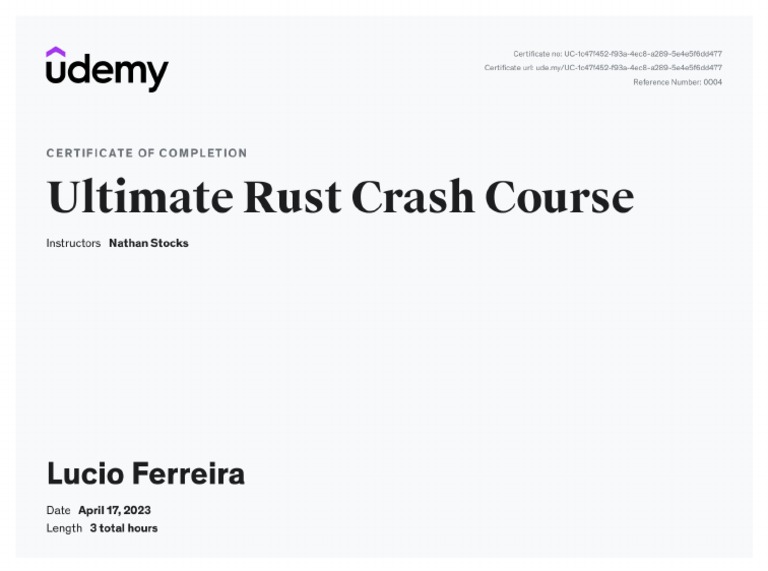Ultimate Rust Crash Course Ebook For Beginners Pdf 3018