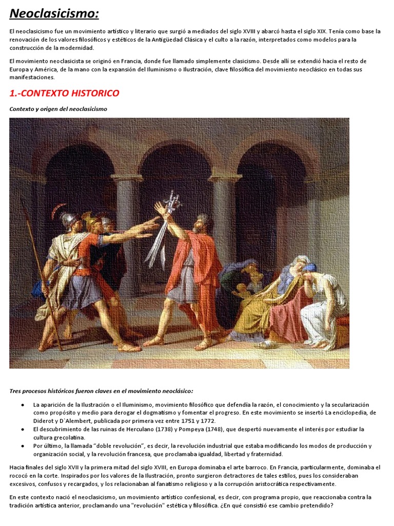 Neoclasicismo | PDF