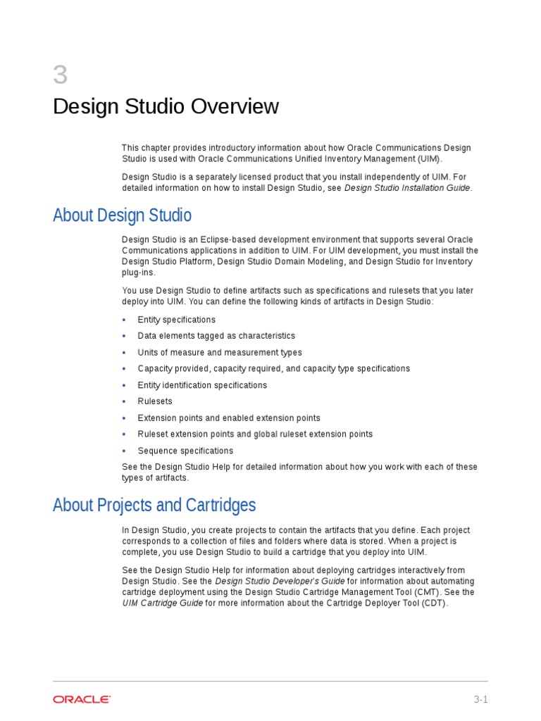 Design Studio Guide Pdf Specification Technical Standard