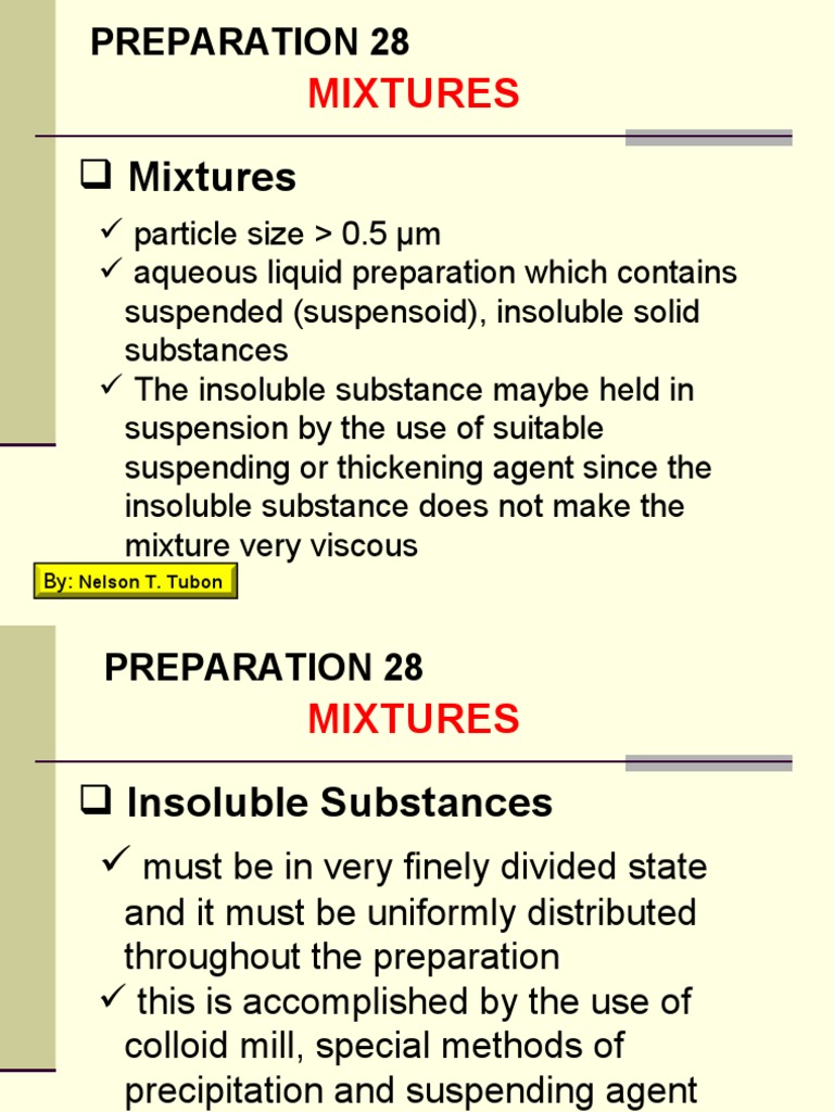 Chalk Mixture Preparation Guide | PDF | Mixture | Chalk