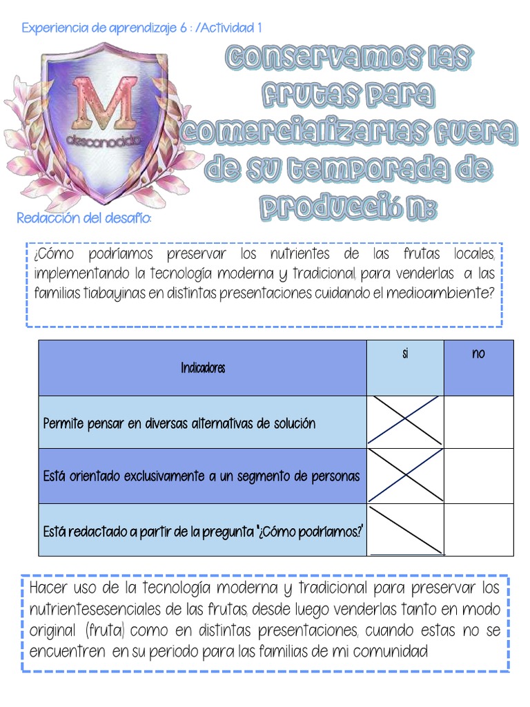 EPT-Exp 6 - Act 1 | PDF | manzana | Nutrición
