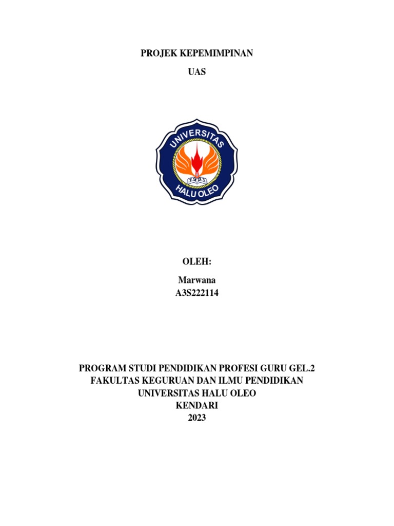 Uas Projek Kepemimpinan | PDF