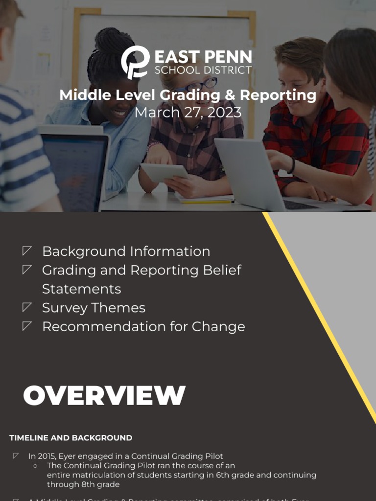 Board Presentation-Middle Level Grading & Reporting - March 27 2023 ...