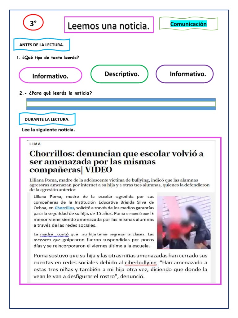 Ficha de La Noticia | PDF