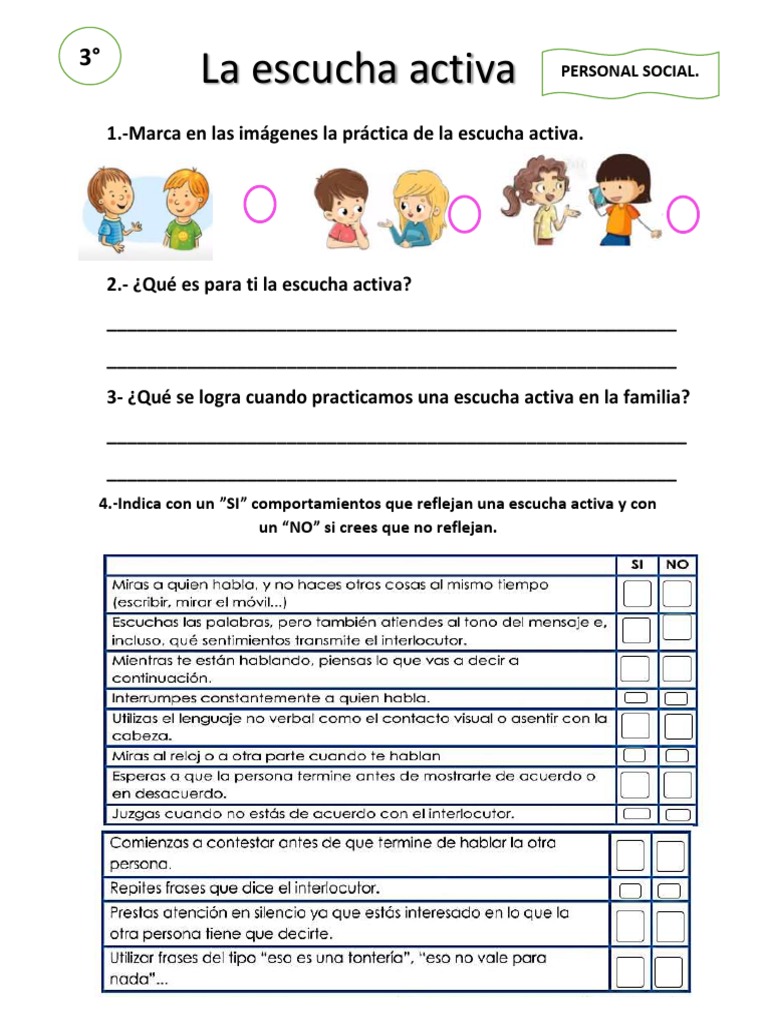 Escucha Activa Pdf