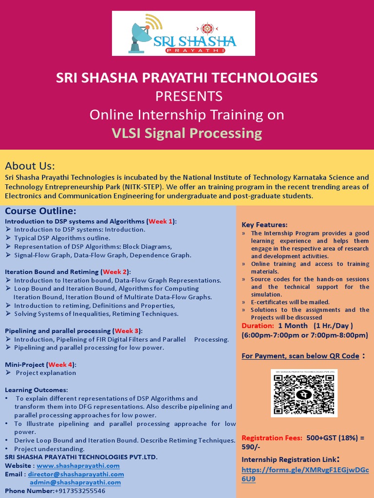 VLSI Signal Processing | PDF | Digital Signal Processing | Parallel Computing