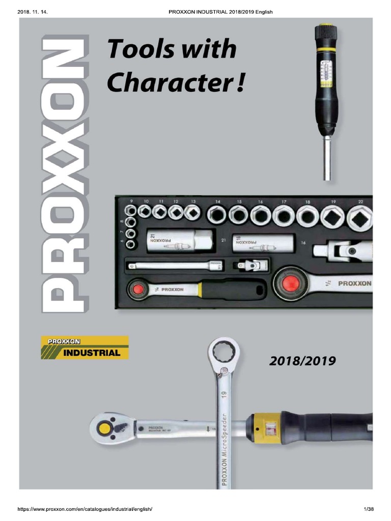 Proxxon Tools Catalogue | PDF