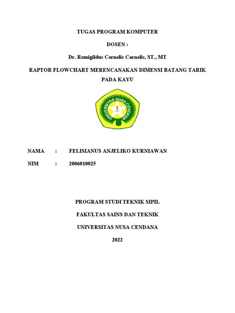 Tugas Raptor - Felisianus A. Kurniawan | PDF