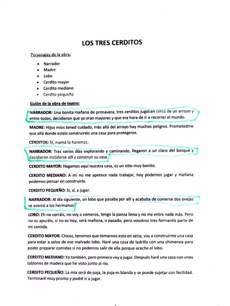 Los Tres Cerditos: NARRADOR: Tras Varios Días Explorando y Caminando ...
