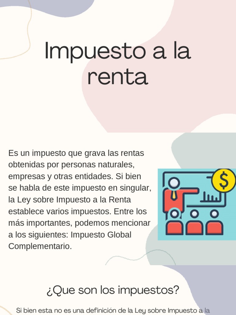 Impuesto de Renta | PDF | Impuestos | Impuesto sobre la renta