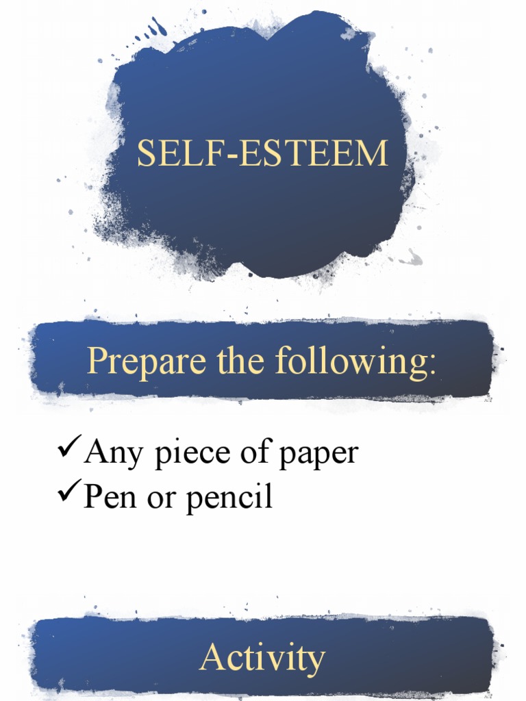 Self Esteem | PDF