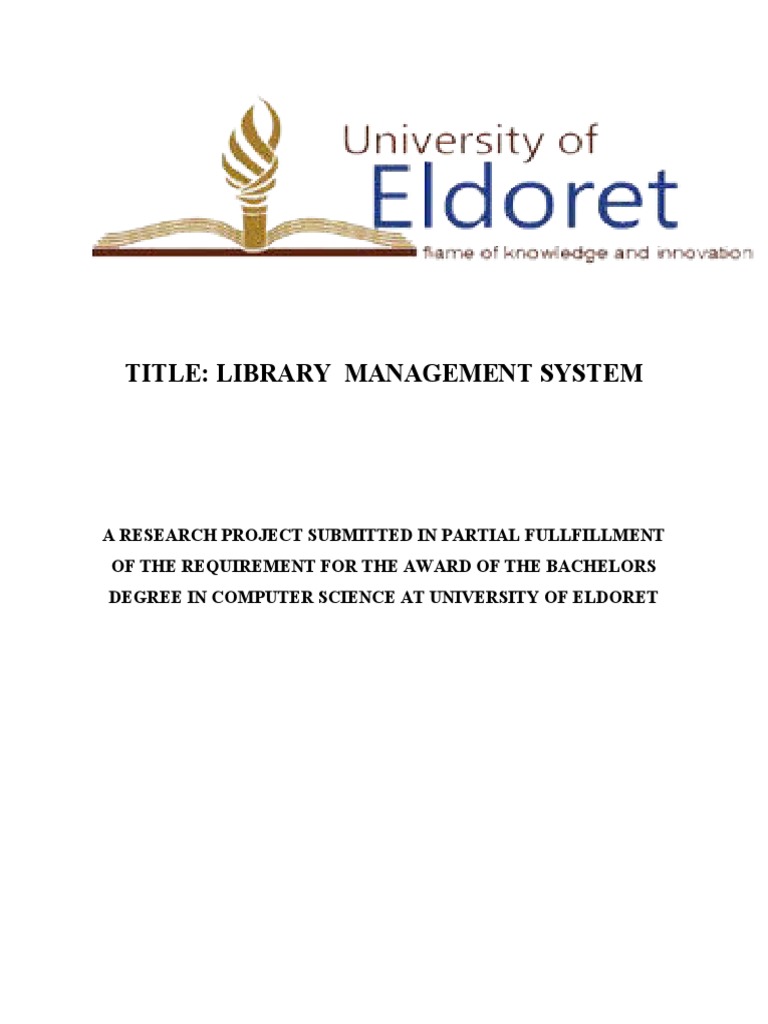 Title: Library Management System | PDF | Educational Technology | Libraries