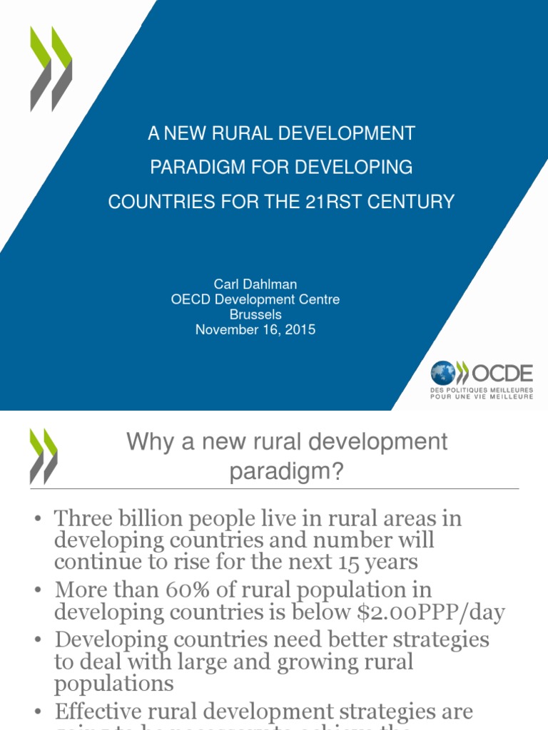 New Rural Development Paradigm Presentation | PDF | Developing Country ...