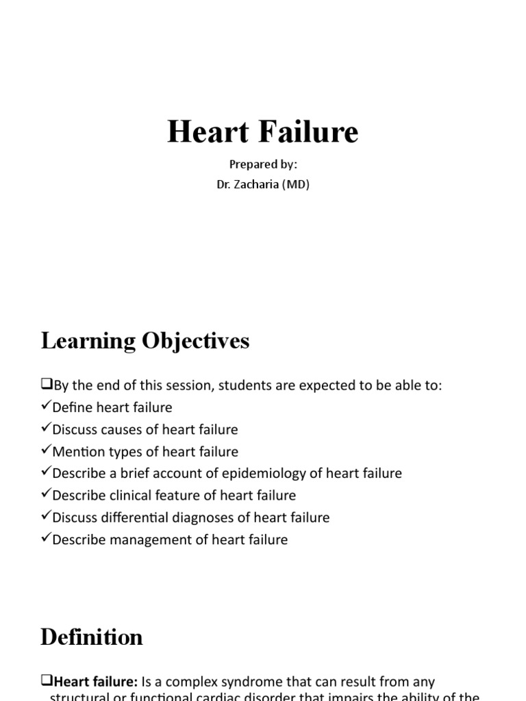 Heart Failure | PDF | Heart Failure | Myocardial Infarction