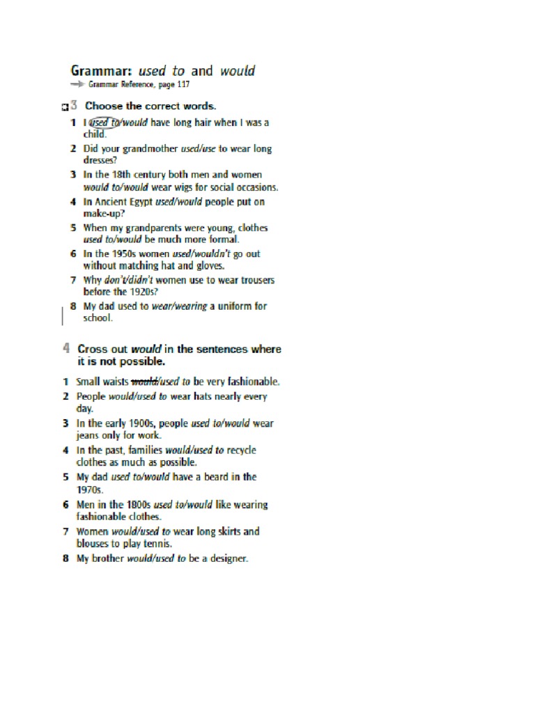 Mastering 'Used To' and 'Get Used To' in English | PDF
