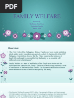 Family Welfare Program | PDF | Family Planning | Reproductive Health